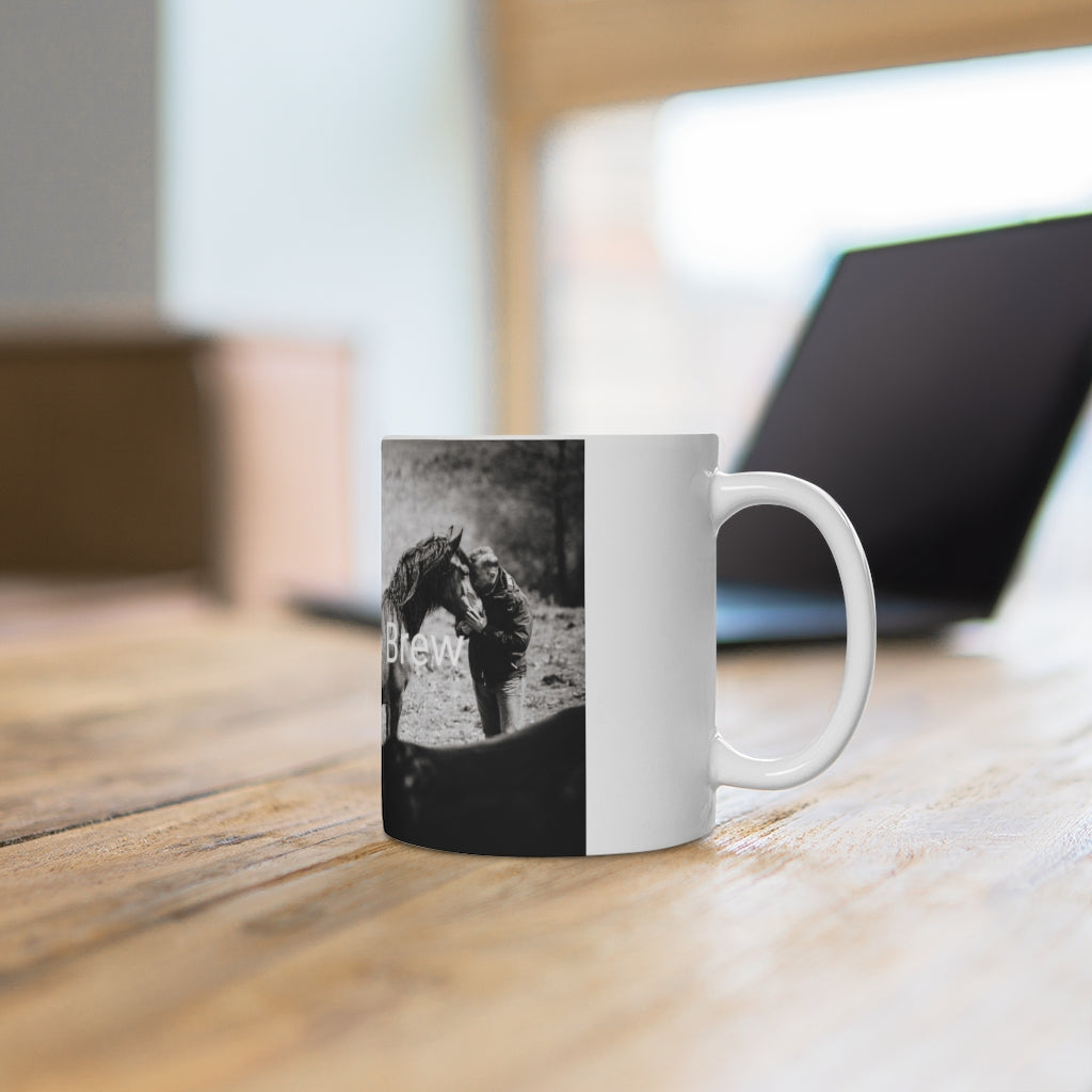 Buckaroo Brew - White Ceramic Mug